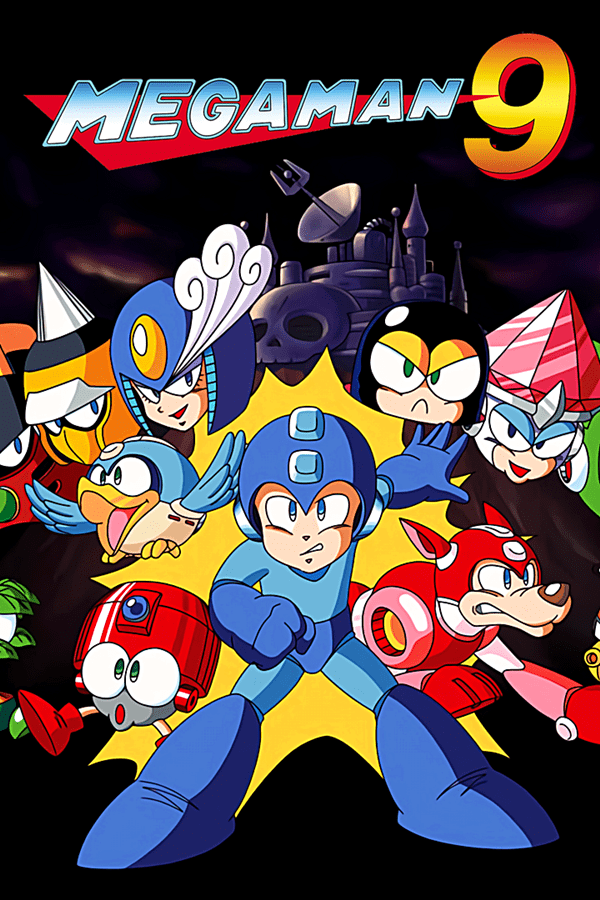 Mega Man 9 Coverart RockMan Battle & Fighters Box Shot For Neo Geo