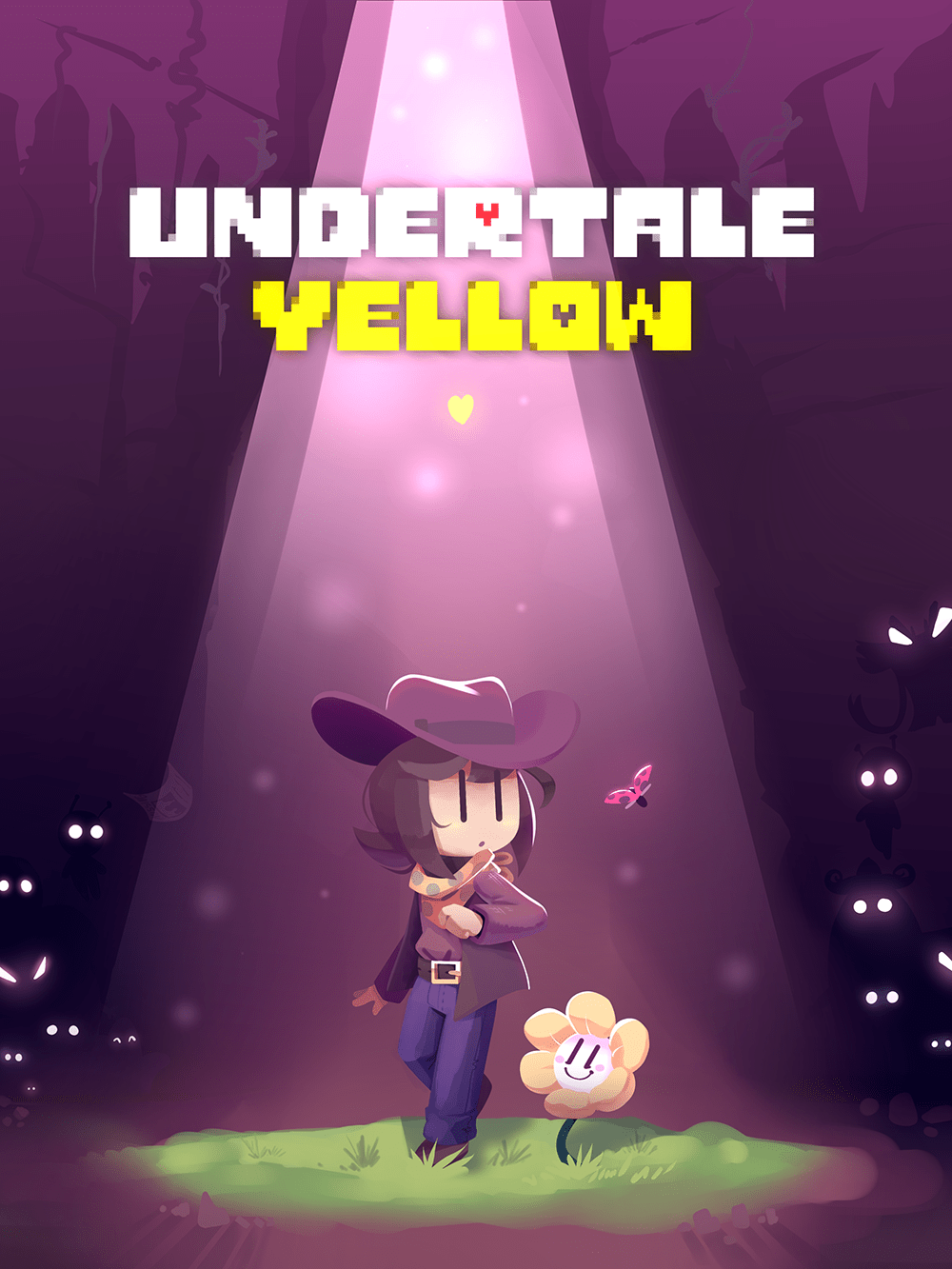 Undertale Yellow (video game, turn-based RPG, fantasy, postmodernism, absurdist comedy, fangame ...