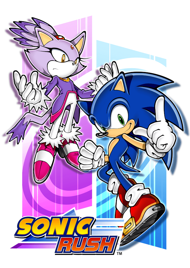 Sonic Rush (video game, 2D platformer, science fiction, fantasy, anthro ...