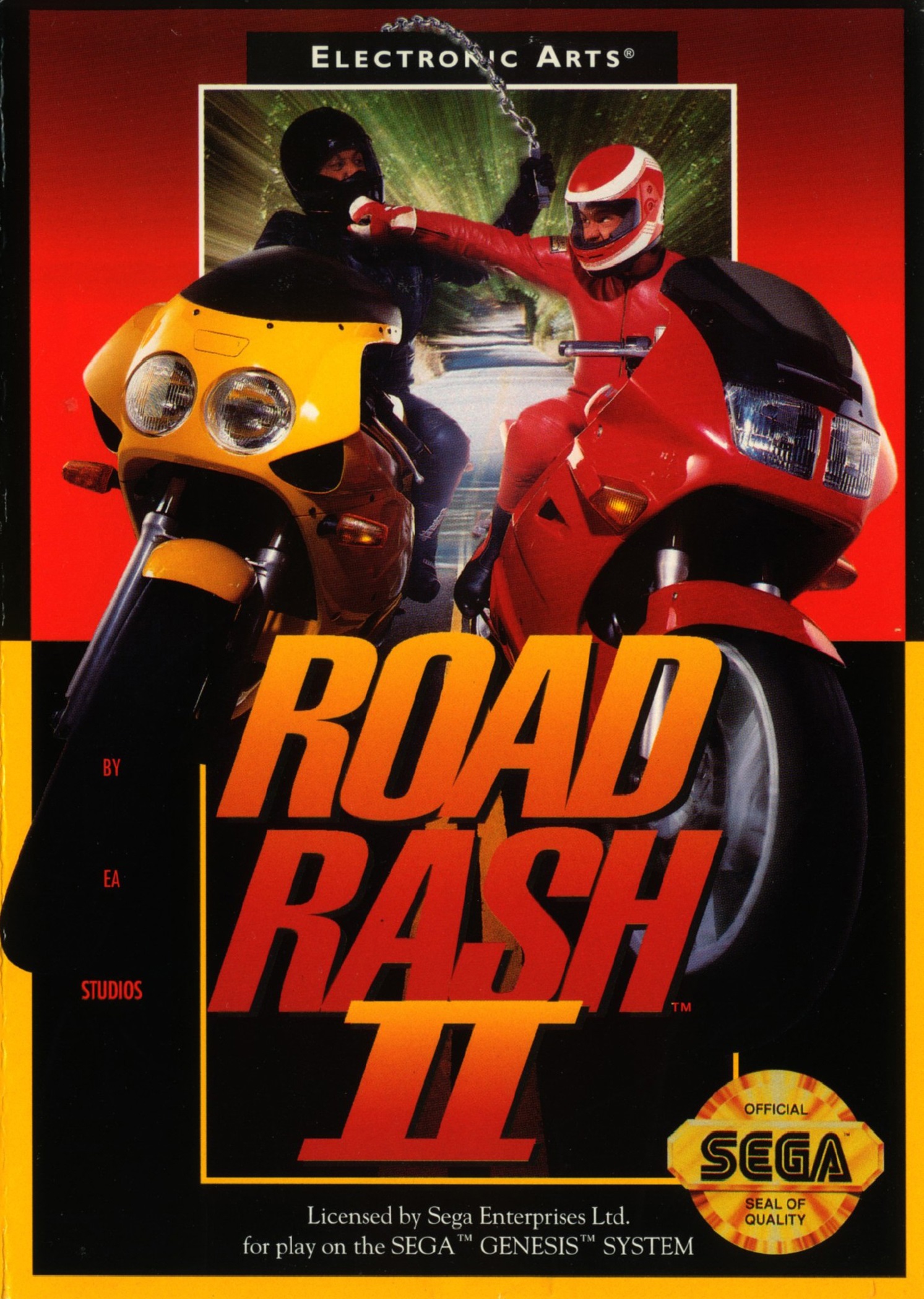 Road Rash II (video game, Mega Drive/Genesis, 1992) reviews & ratings ...