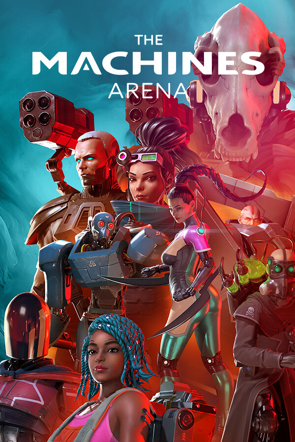 The Machines Arena (video game, cyberpunk, hero shooter, top-down ...