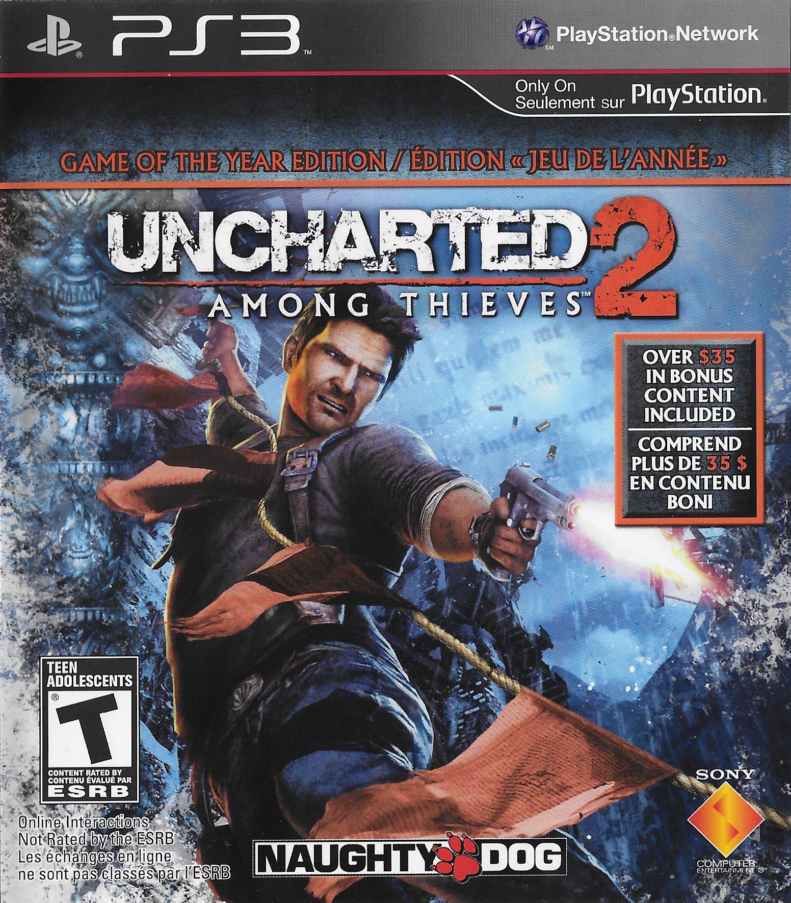 Uncharted 2: Among Thieves (video game, PS3, 2010) reviews & ratings ...