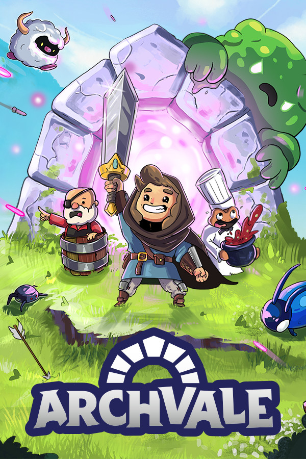 Archvale (video game, twin-stick shooter, bullet hell, fantasy, action ...