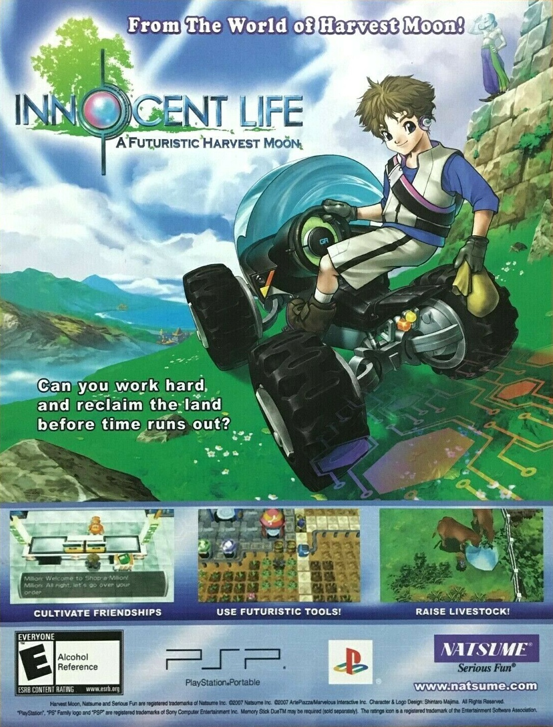 Innocent Life: A Futuristic Harvest Moon (video game, farm life sim ...