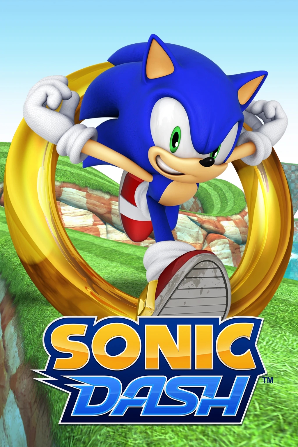 Sonic Dash (video game, endless runner, real-time, touch controls ...