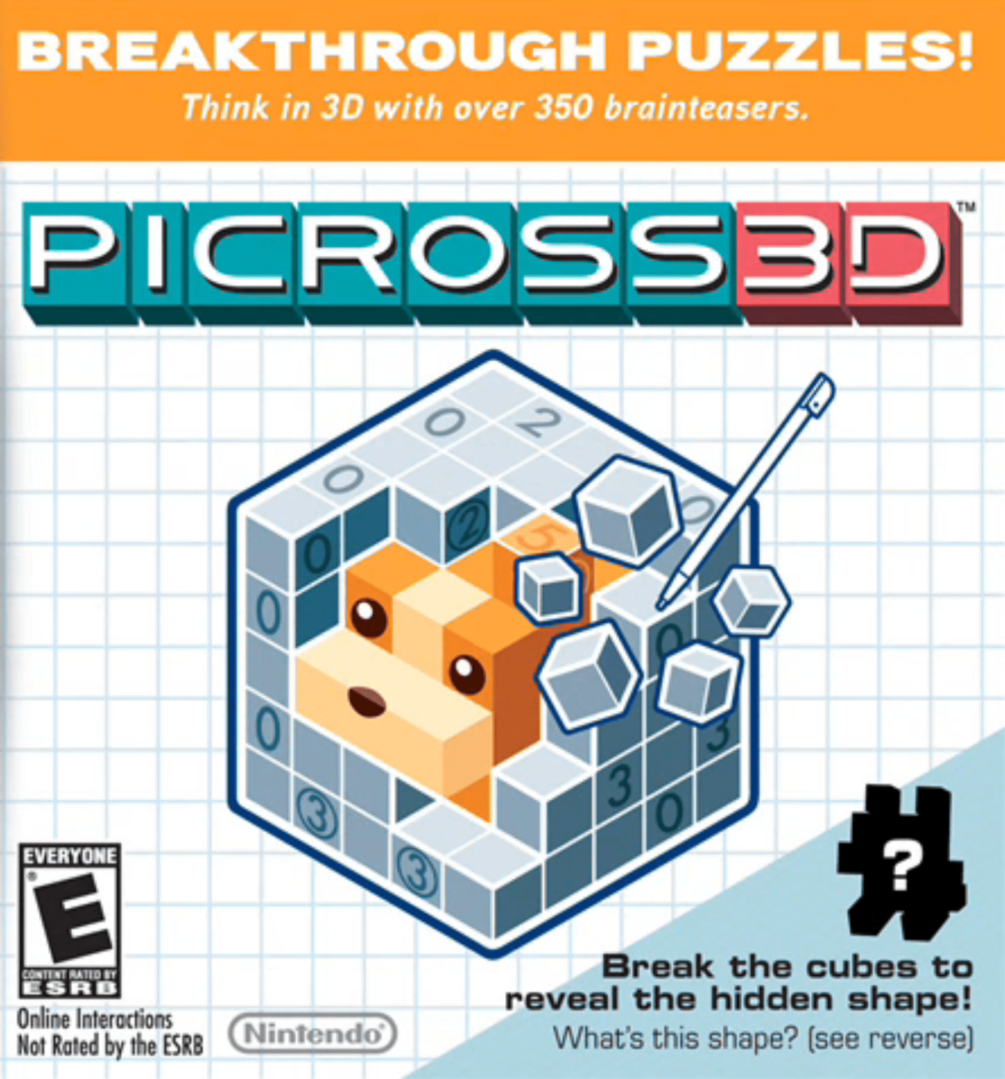 Picross 3D (video game, nonogram, touch controls, time trial, fixed ...