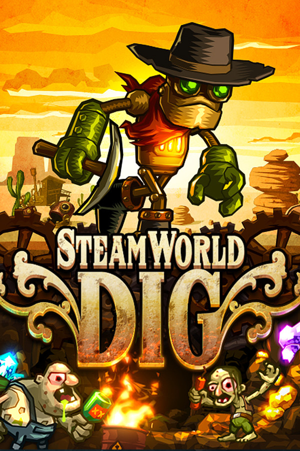 SteamWorld Dig (video game, western, steampunk, metroidvania, robot ...