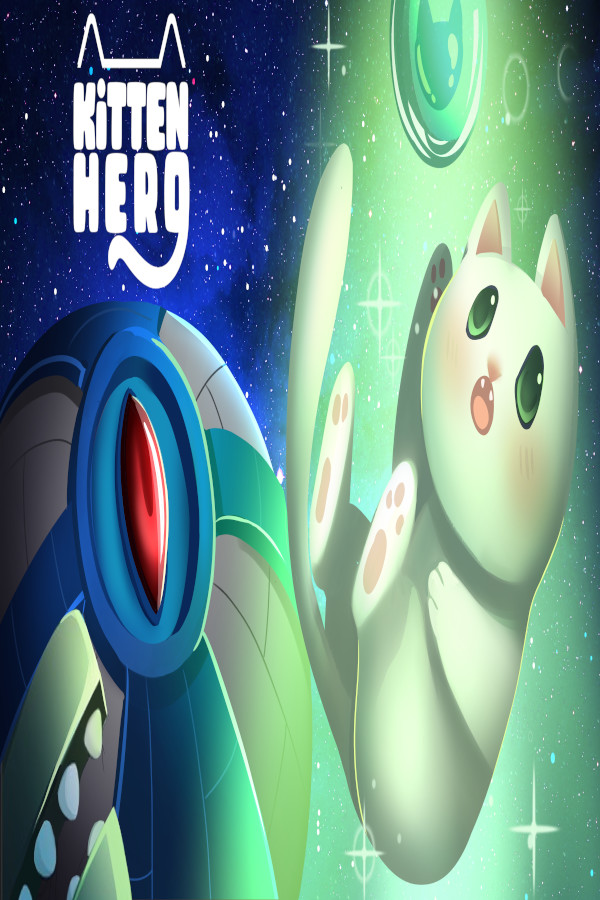 Kitten Hero (video game, 2D platformer, space, precision platformer ...