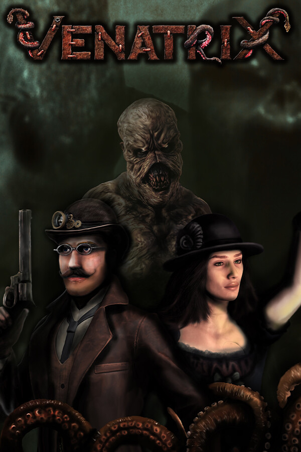 Venatrix (video game, stealth horror, first-person, Lovecraftian horror ...
