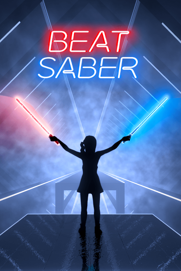 Beat Saber (video game, rhythm, virtual reality, music, action, first-person, selectable ...