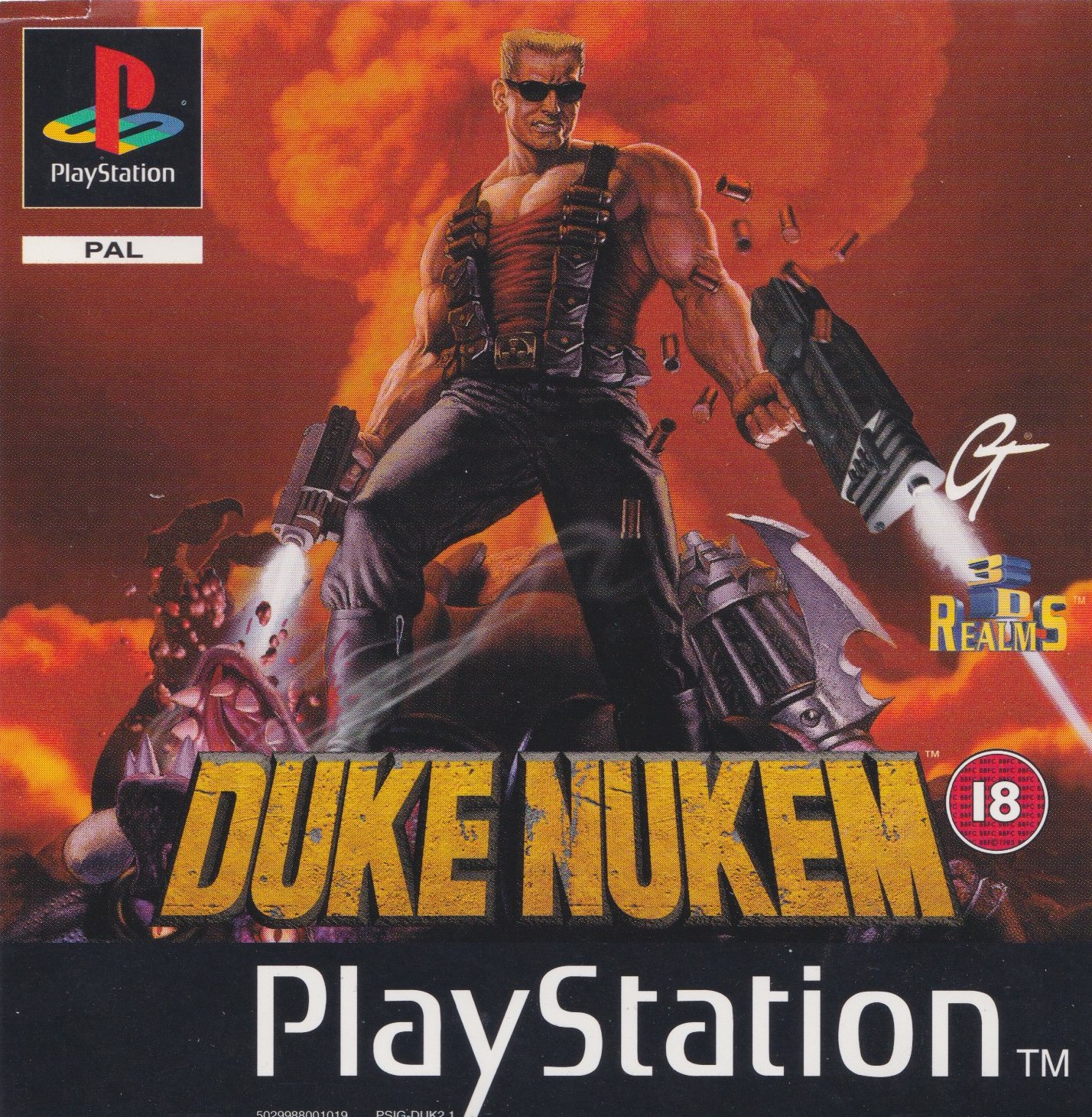 Duke Nukem 3D (video game, PS1, 1997) reviews & ratings - Glitchwave ...