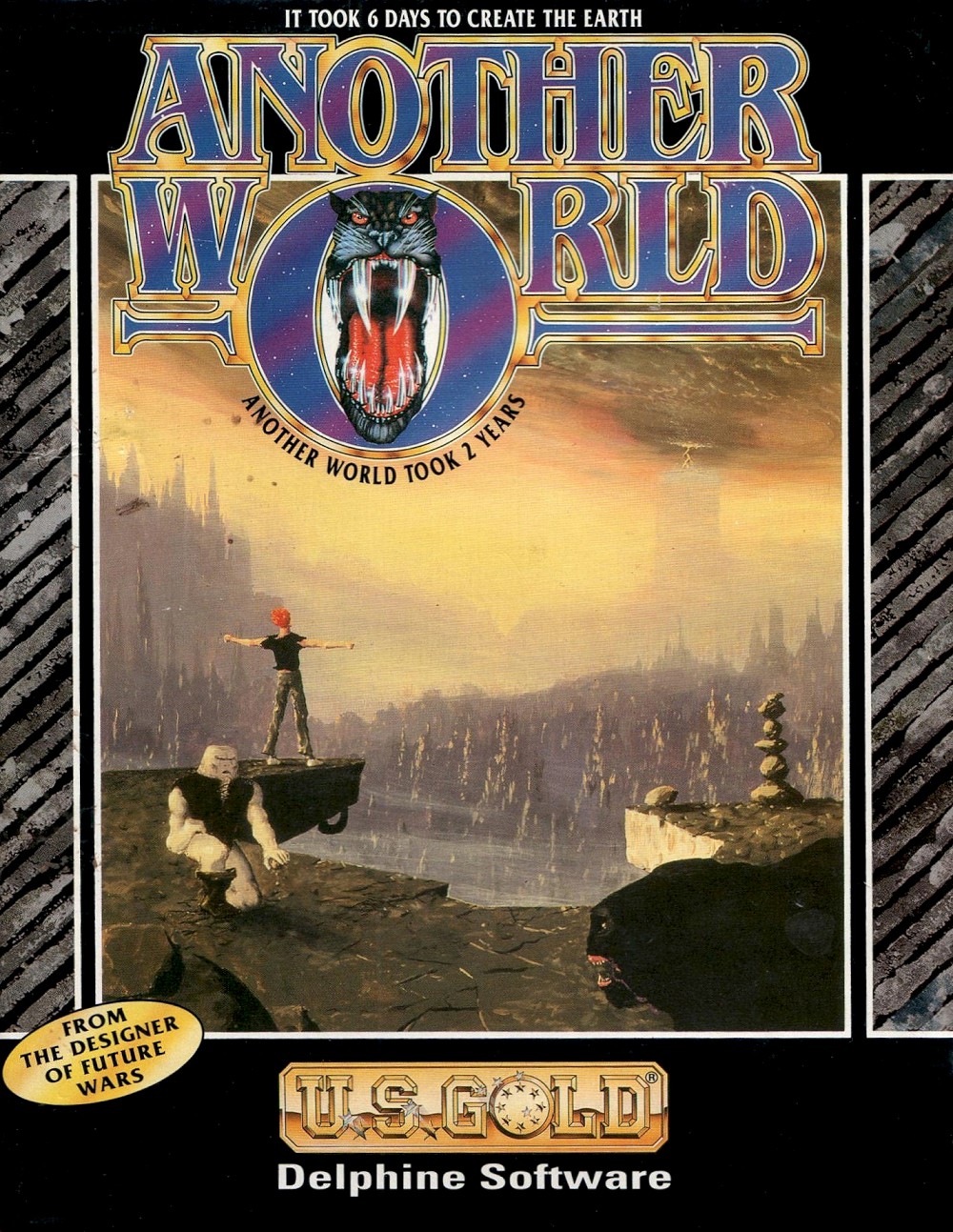 Another World (video game, cinematic platformer, science fiction, side ...