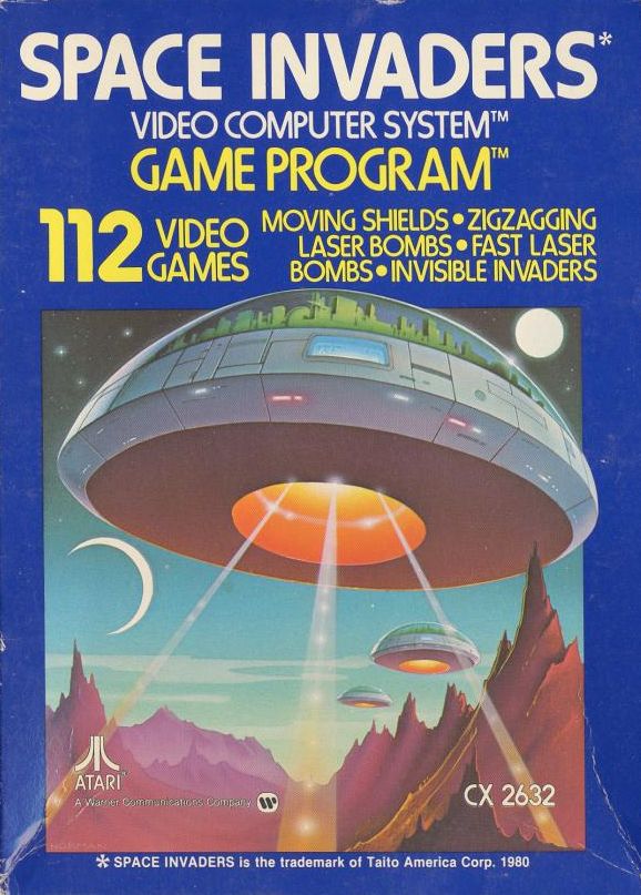 Space Invaders (video game, Atari 2600/VCS, 1980) reviews & ratings - Glitchwave video games ...