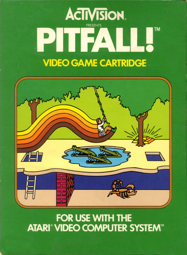 Pitfall! (video game, 2D platformer, side view, flip screen, pixel art ...