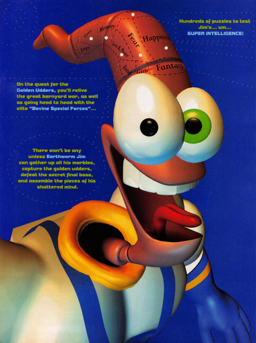 Earthworm Jim 3D (video game, 3D platformer, bug, collect-a-thon ...