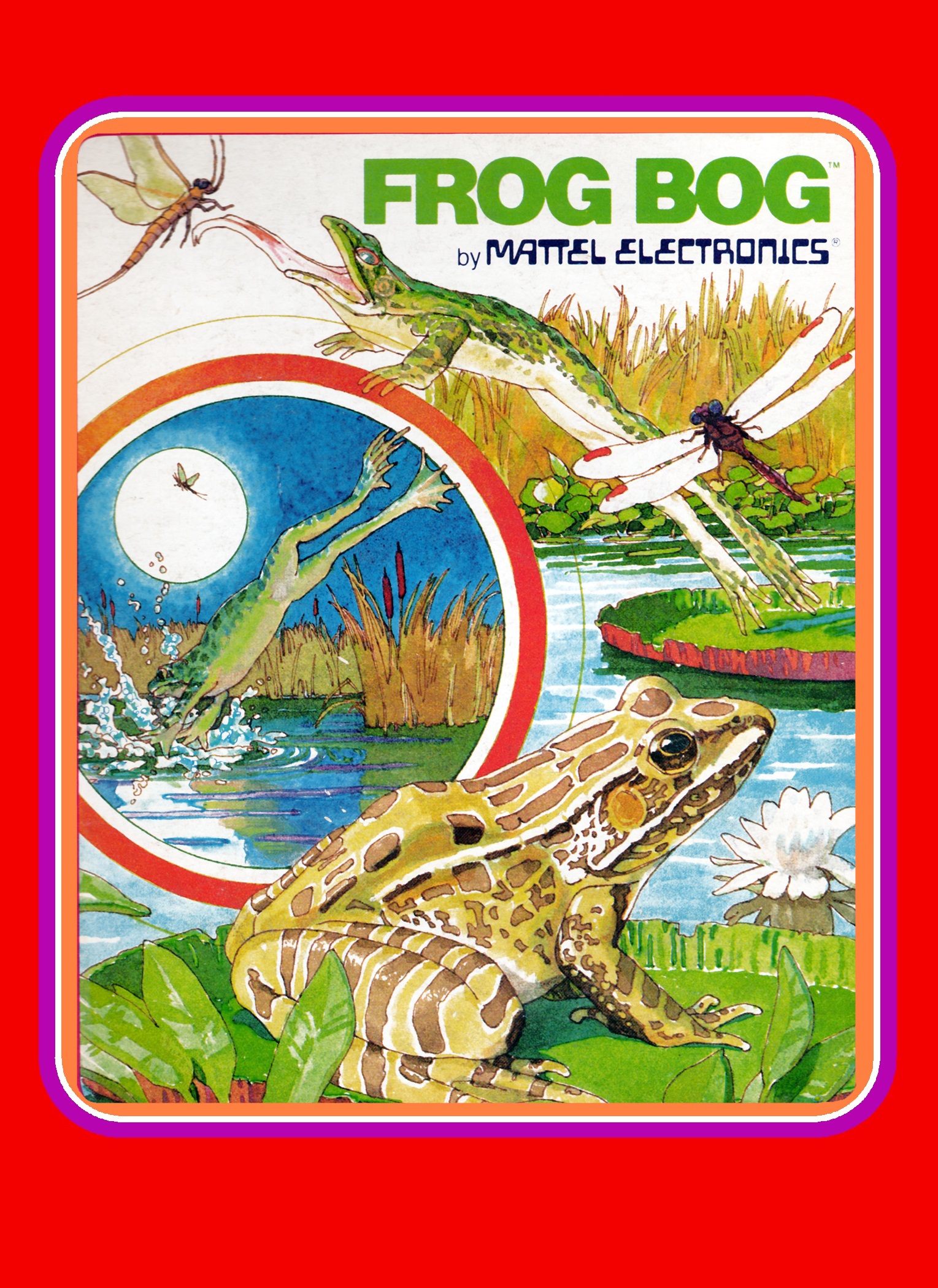 Frog Bog (video game, arcade, side view, action, real-time, animals ...