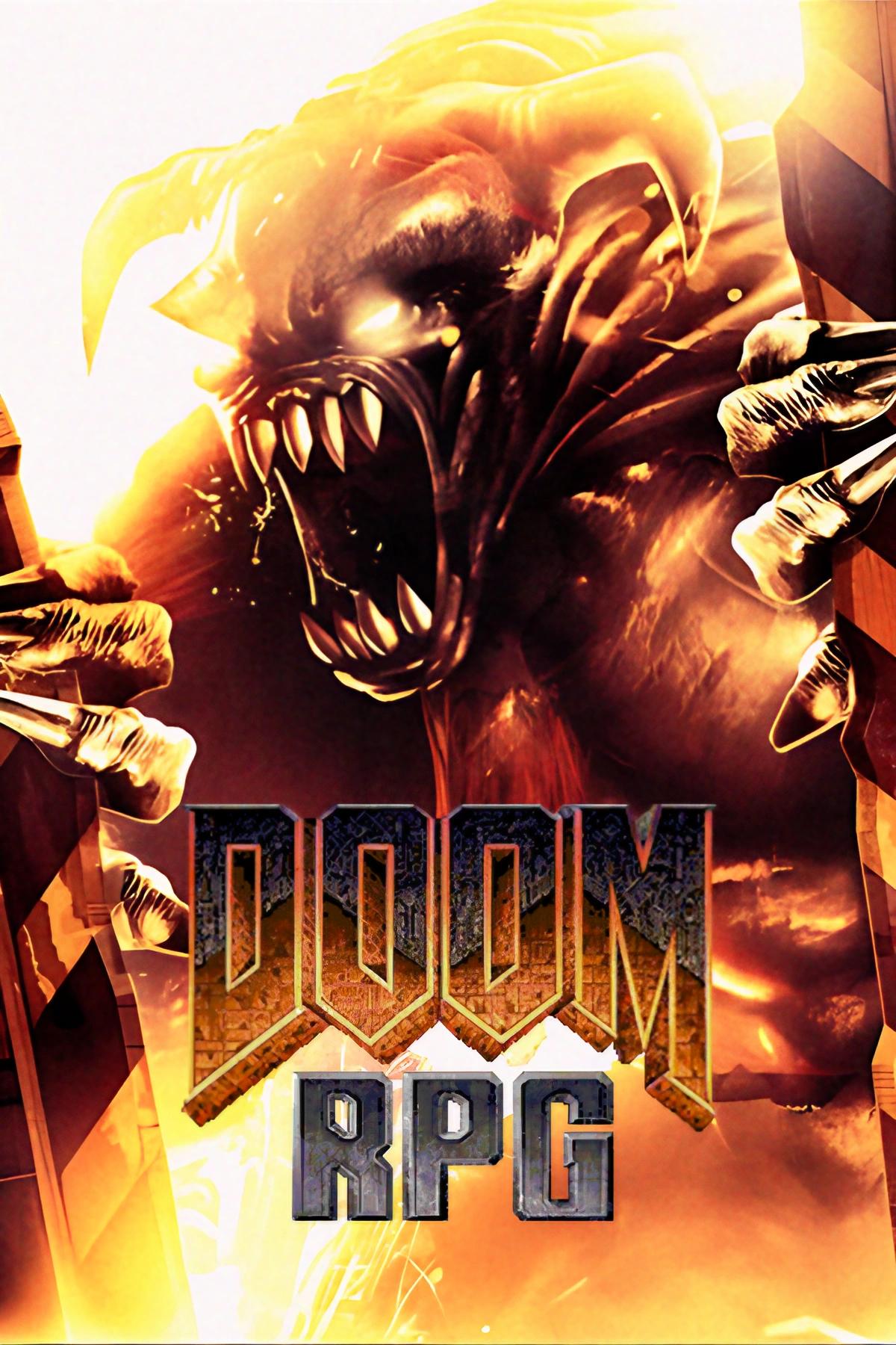 Doom RPG (video game, science fiction, occult, turn-based RPG, western ...