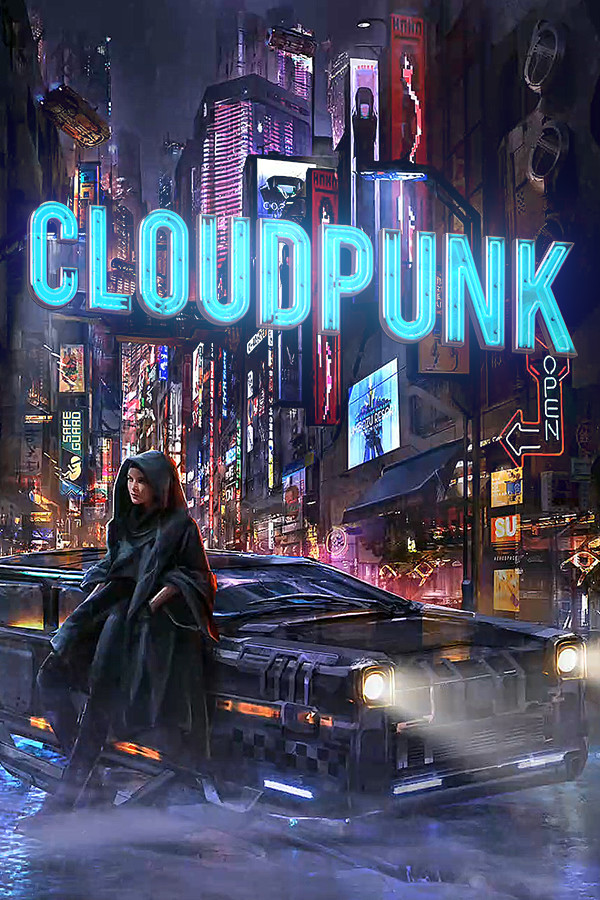 Cloudpunk (video game, cyberpunk, mission-based driving, open world, graphic adventure ...