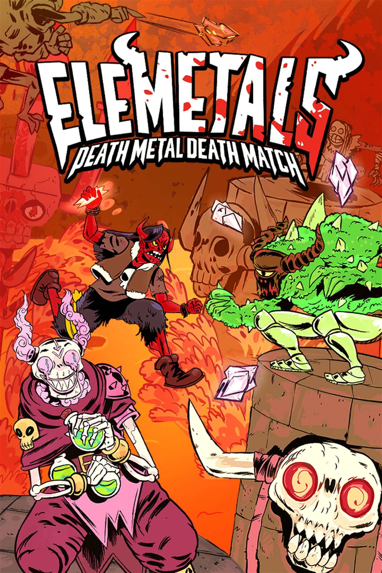 EleMetals: Death Metal Death Match (video game, platform fighting ...