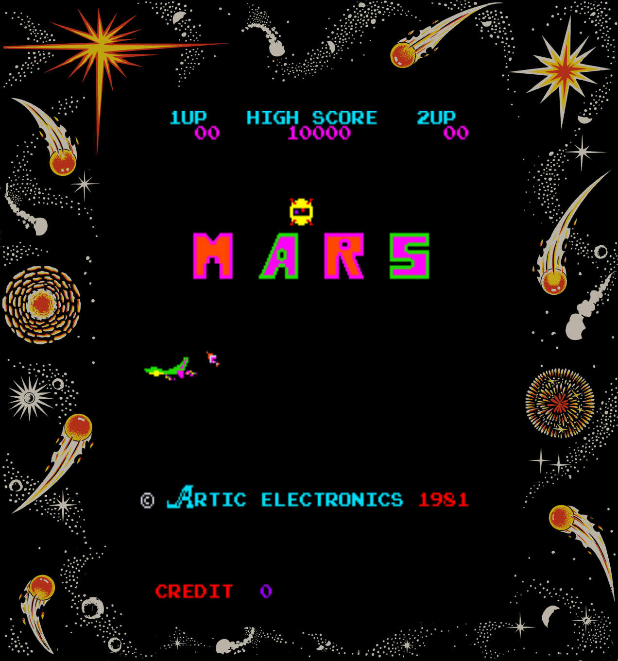 Mars (video game, Arcade, 1981) reviews & ratings - Glitchwave video ...