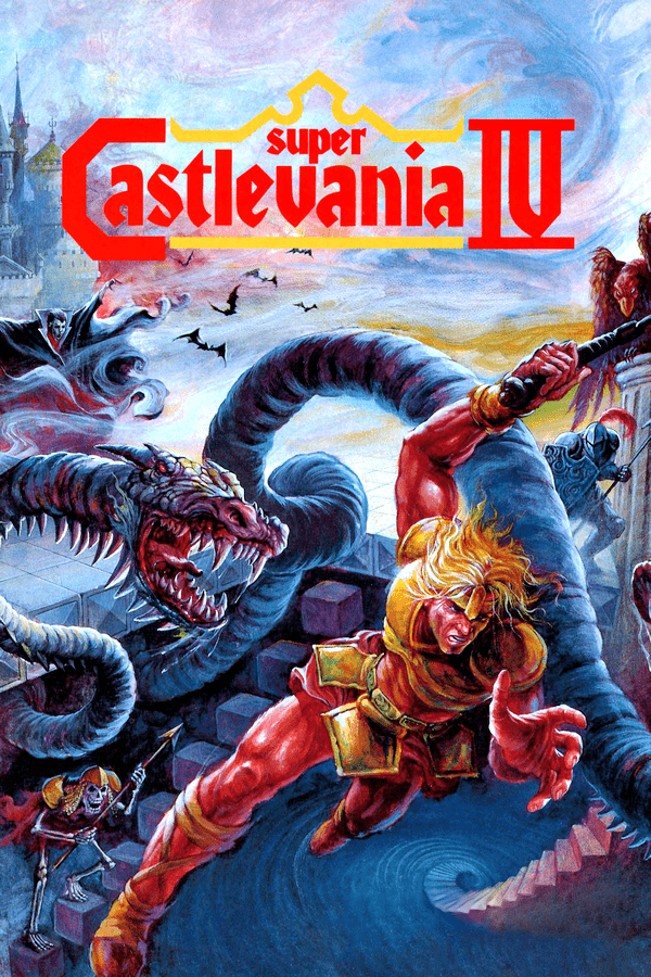 Super Castlevania IV (video game, 2D platformer, gothic, vampire ...