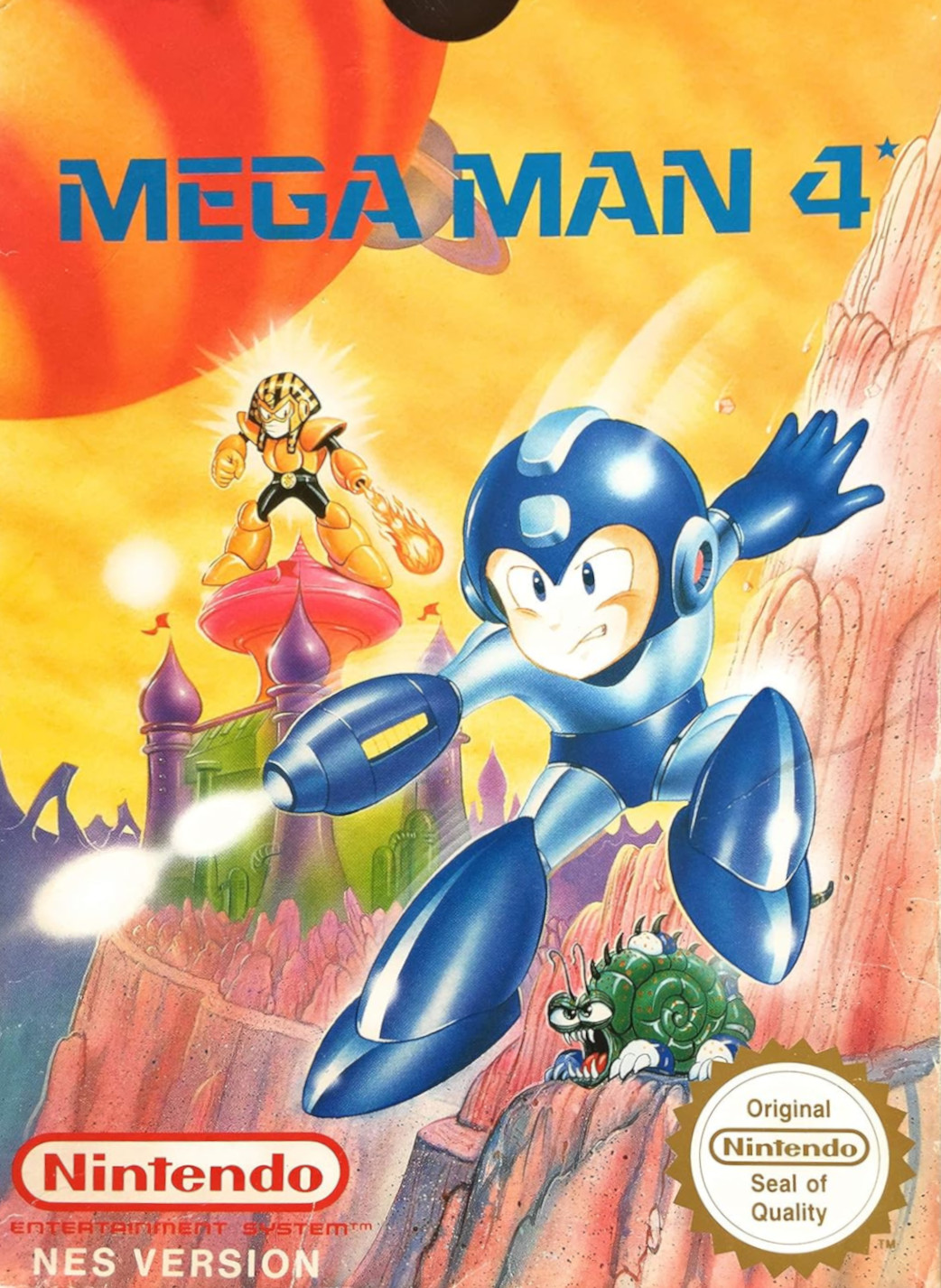 Mega Man 4 [Rockman 4 新たなる野望!!] (video game, NES, 1993) reviews ...