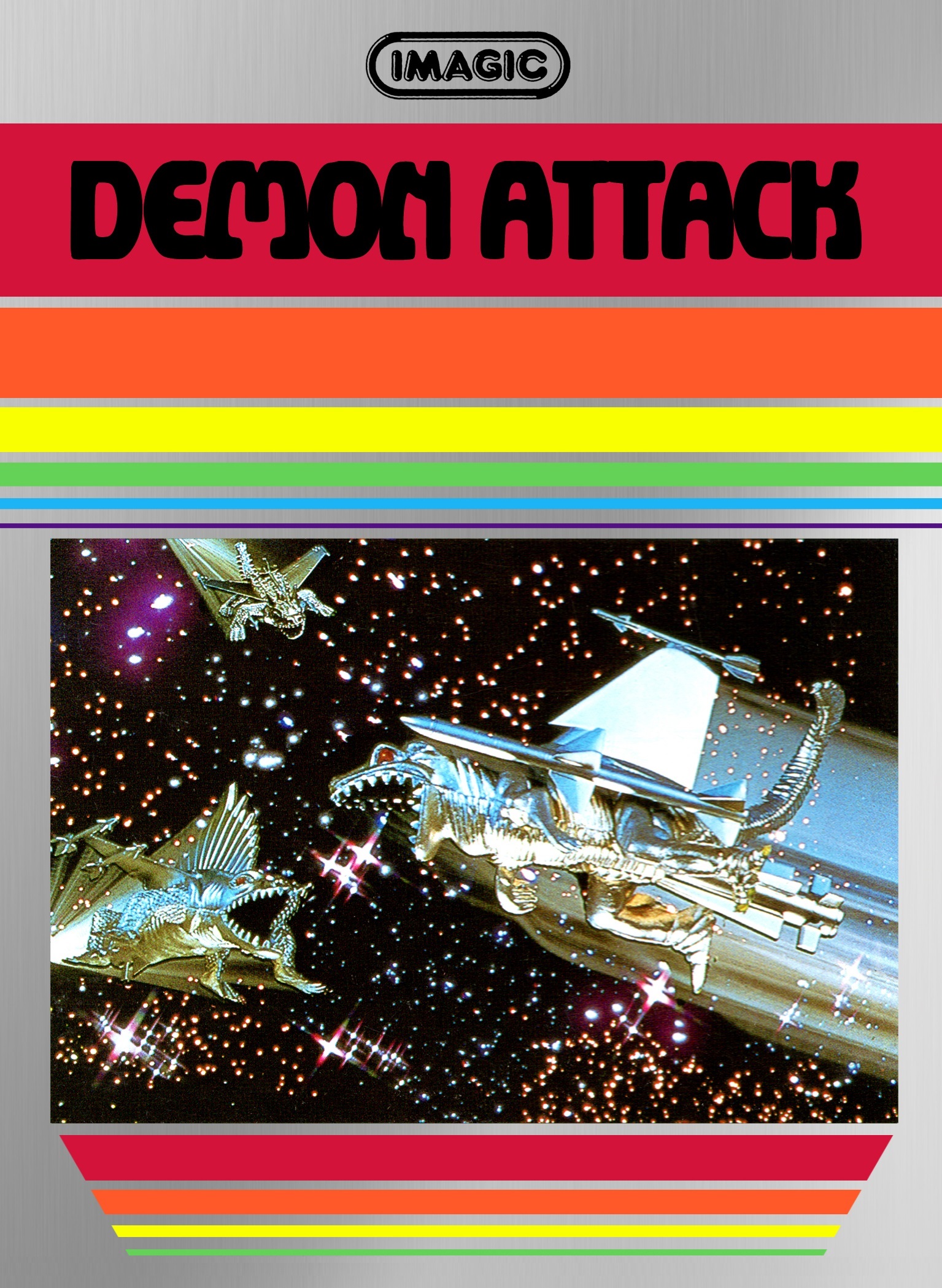 Demon Attack (video game, fixed shooter, science fiction) reviews & ratings - Glitchwave video ...