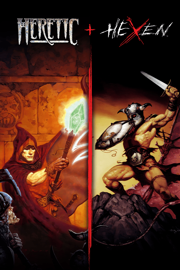 Heretic + Hexen (video game, retro FPS, medieval fantasy, dark fantasy ...