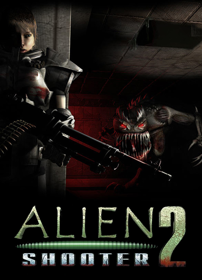 Alien Shooter 2 (video game, twin-stick shooter, alien, isometric ...