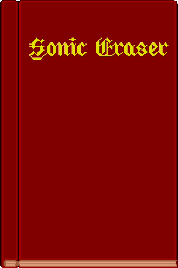 Sonic Eraser (video game, falling block puzzle, pixel art, side view ...