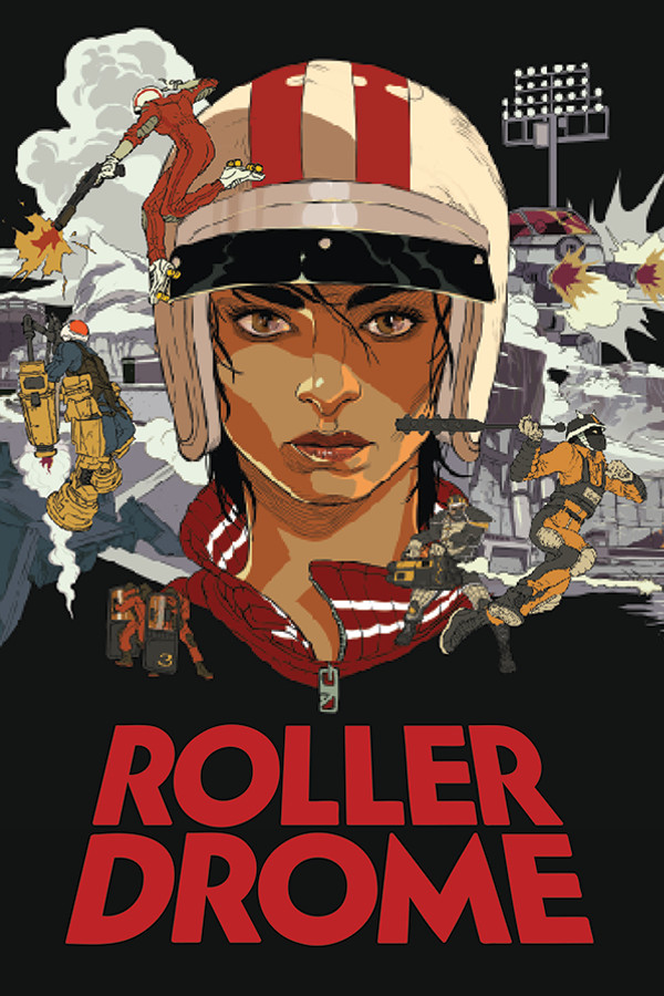 Rollerdrome (video game, third-person shooter, skating, movement ...