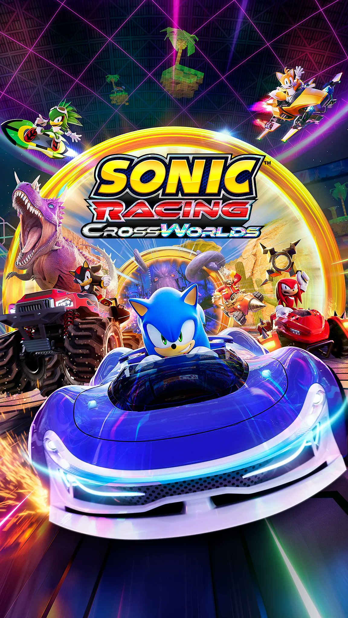 Sonic Racing: CrossWorlds (video game, kart racing, science fiction ...