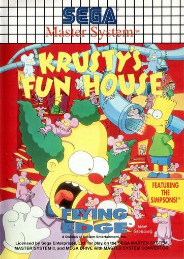 Krusty's Super Fun House (video game, Master System, 1993) reviews ...