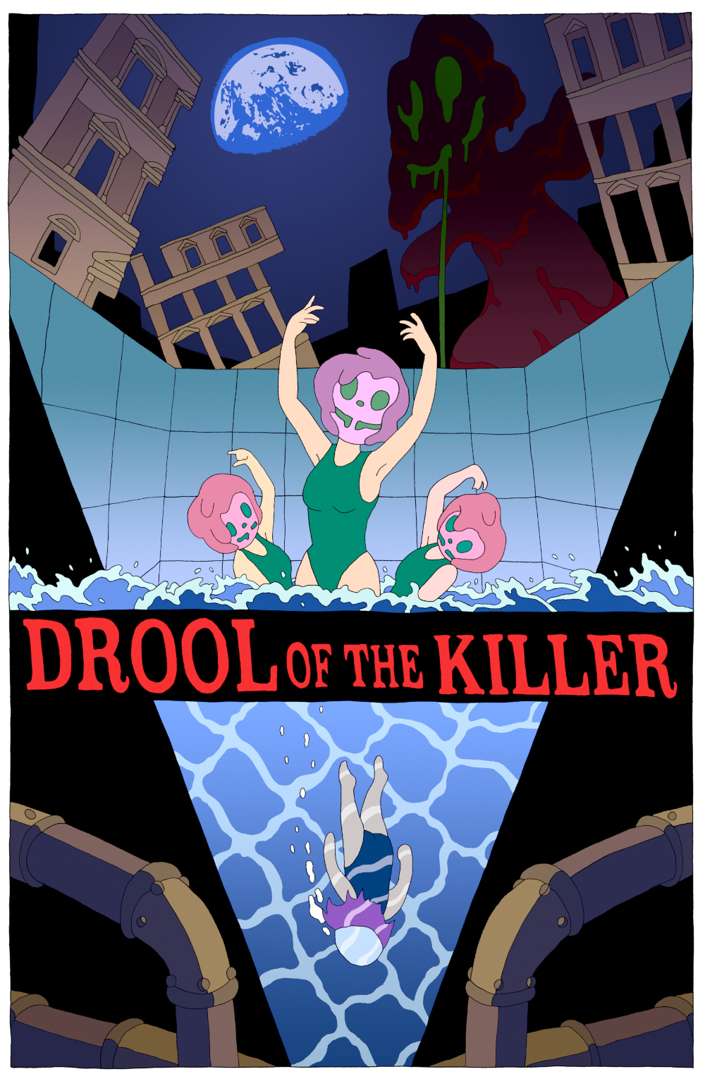 Drool of the Killer (video game, horror, flatgame, absurdist comedy ...