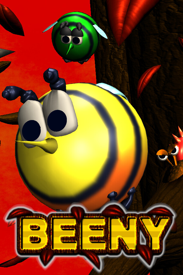 Beeny (video game, 2D platformer, vertical platformer, bug, side view ...