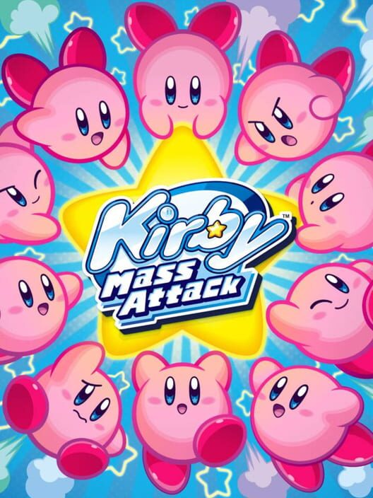 Kirby Mass Attack (video game, 2D platformer, fantasy, pixel art, side scroller, touch controls ...