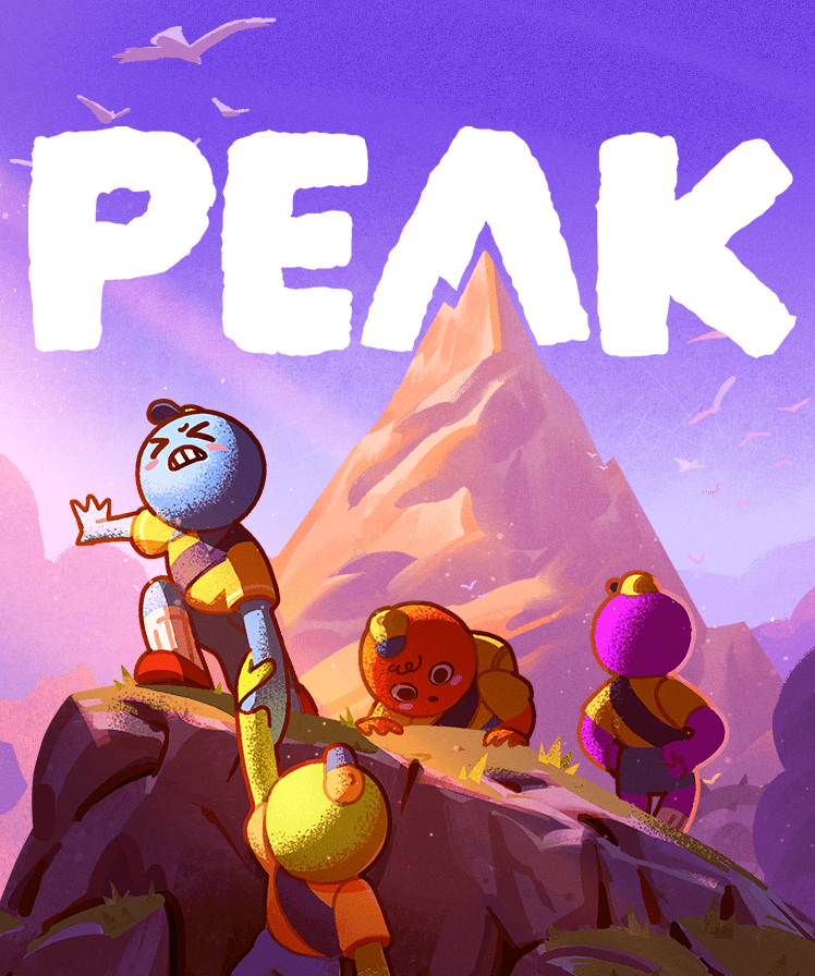 PEAK (video game, vertical platformer, rock climbing, first-person, 3D platformer, character ...