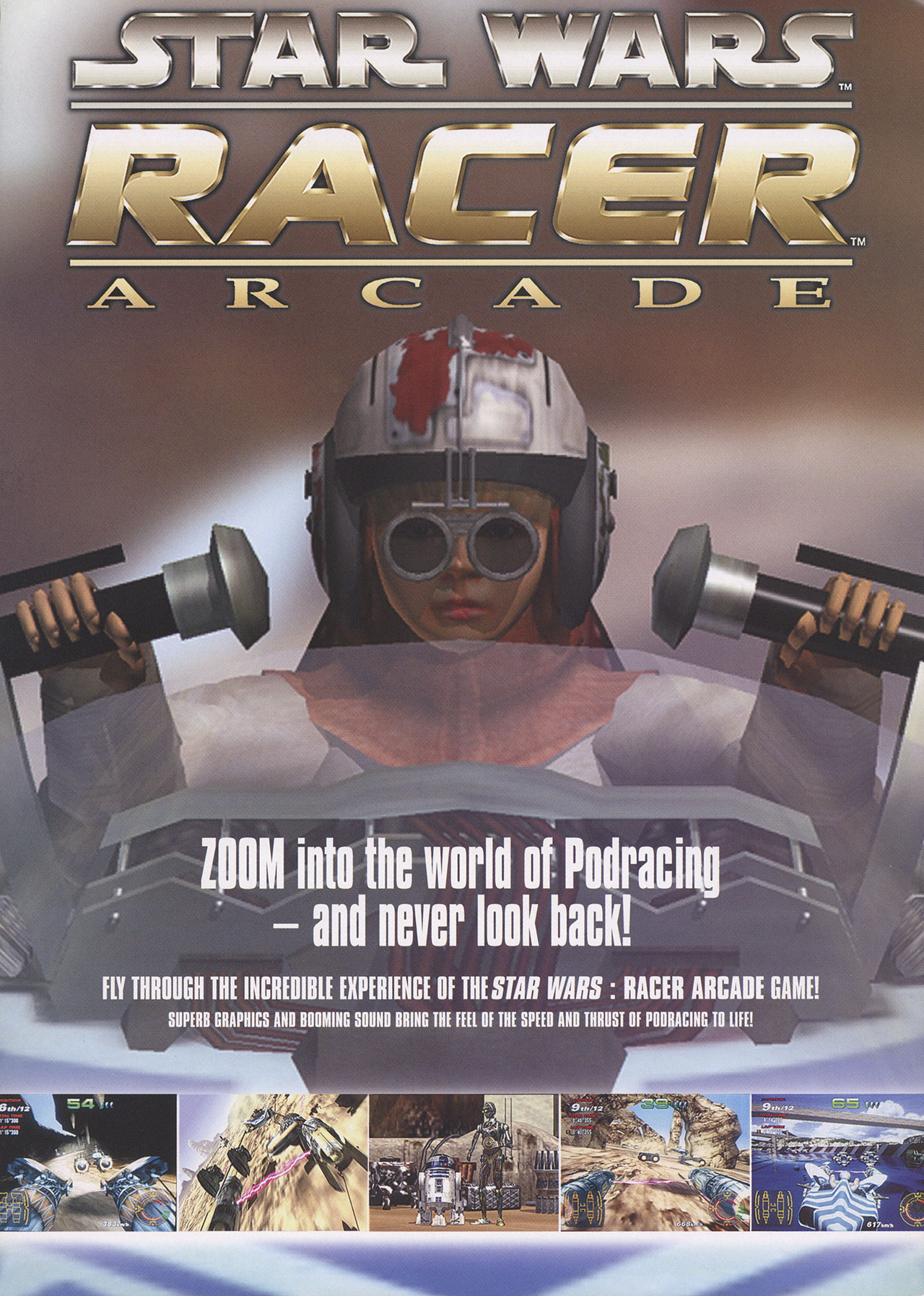 Star Wars: Racer Arcade (video game, futuristic racing, science fiction ...