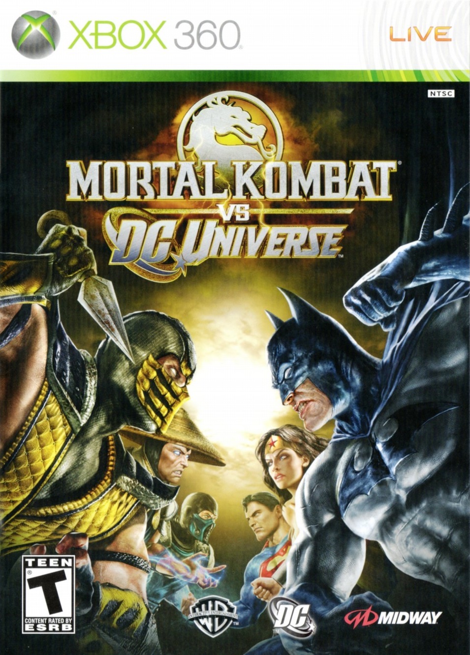 Mortal Kombat vs. DC Universe (video game, Xbox 360, 2008) reviews & ratings - Glitchwave video ...