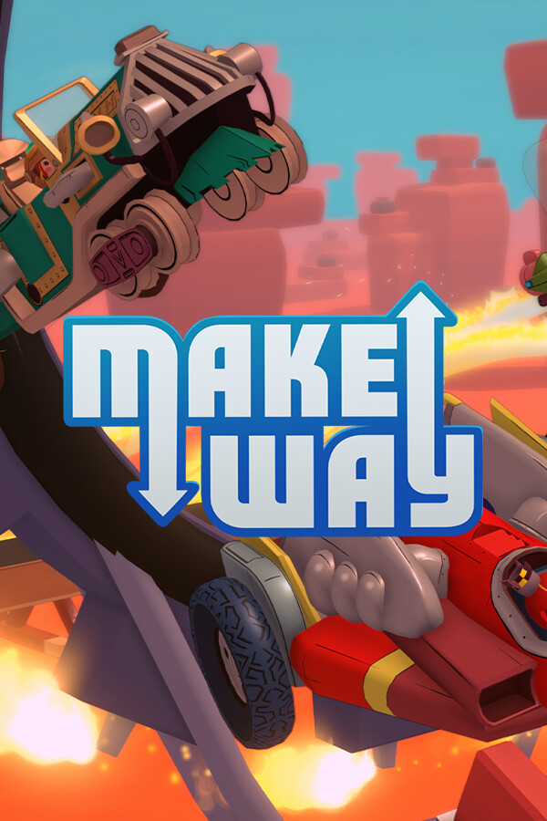 Make Way (video game, top-down racing, party, arcade racing, car combat ...