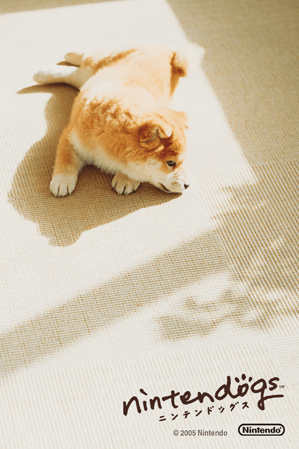 Nintendogs (video game, virtual pet, dogs, touch controls, real-time ...