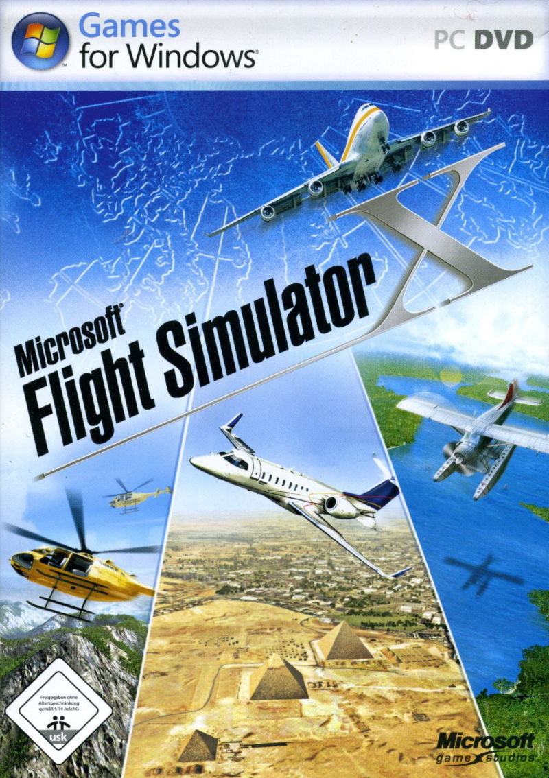 Microsoft Flight Simulator X (video game, flight simulation, open world ...