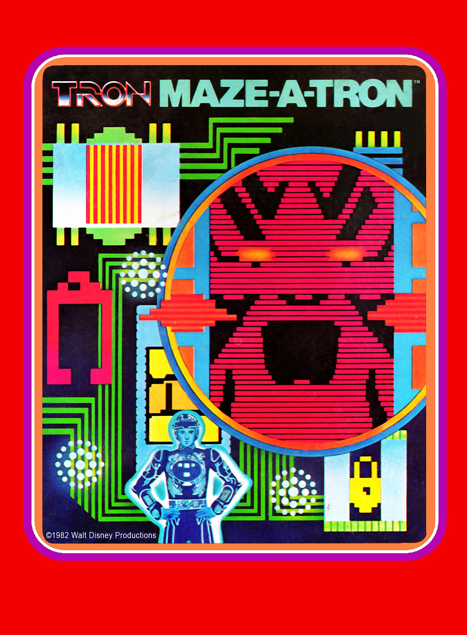 Tron: Maze-A-Tron (video game, action, maze, science fiction, movie tie ...