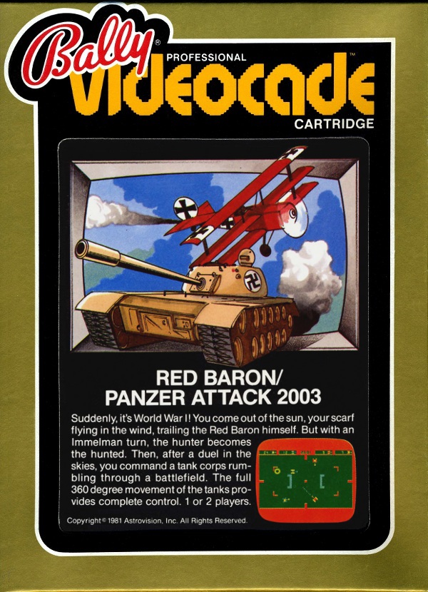 Panzer Attack / Red Baron (video game, multidirectional shooter, war, arcade) reviews & ratings ...