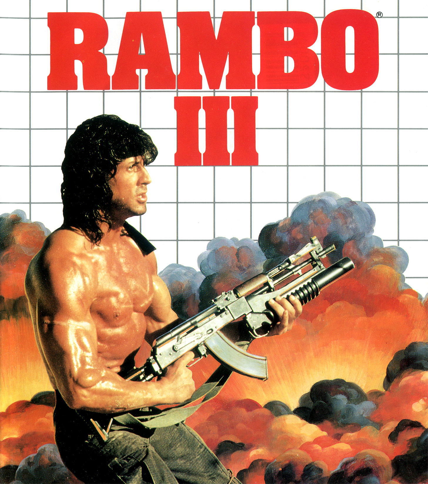 Rambo III (video game, light gun shooter, rail shooter, movie tie-in ...