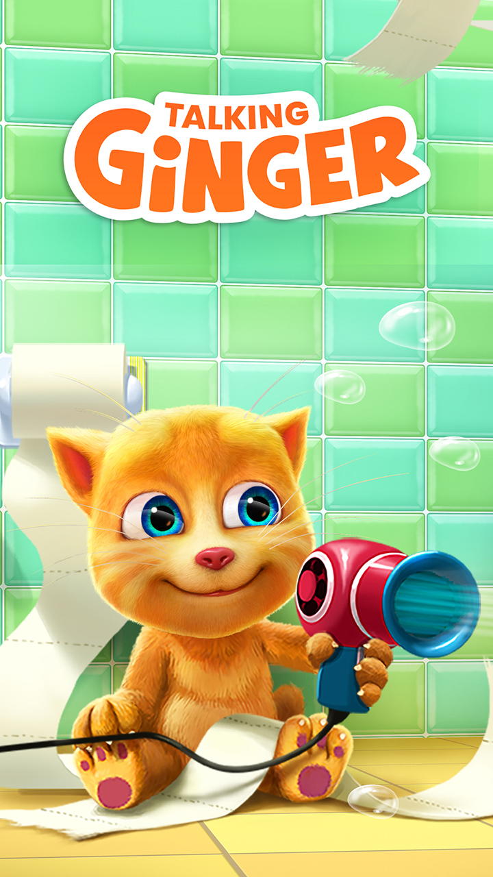 Talking Ginger (video game, virtual pet, cats, comedy, anthro) reviews ...