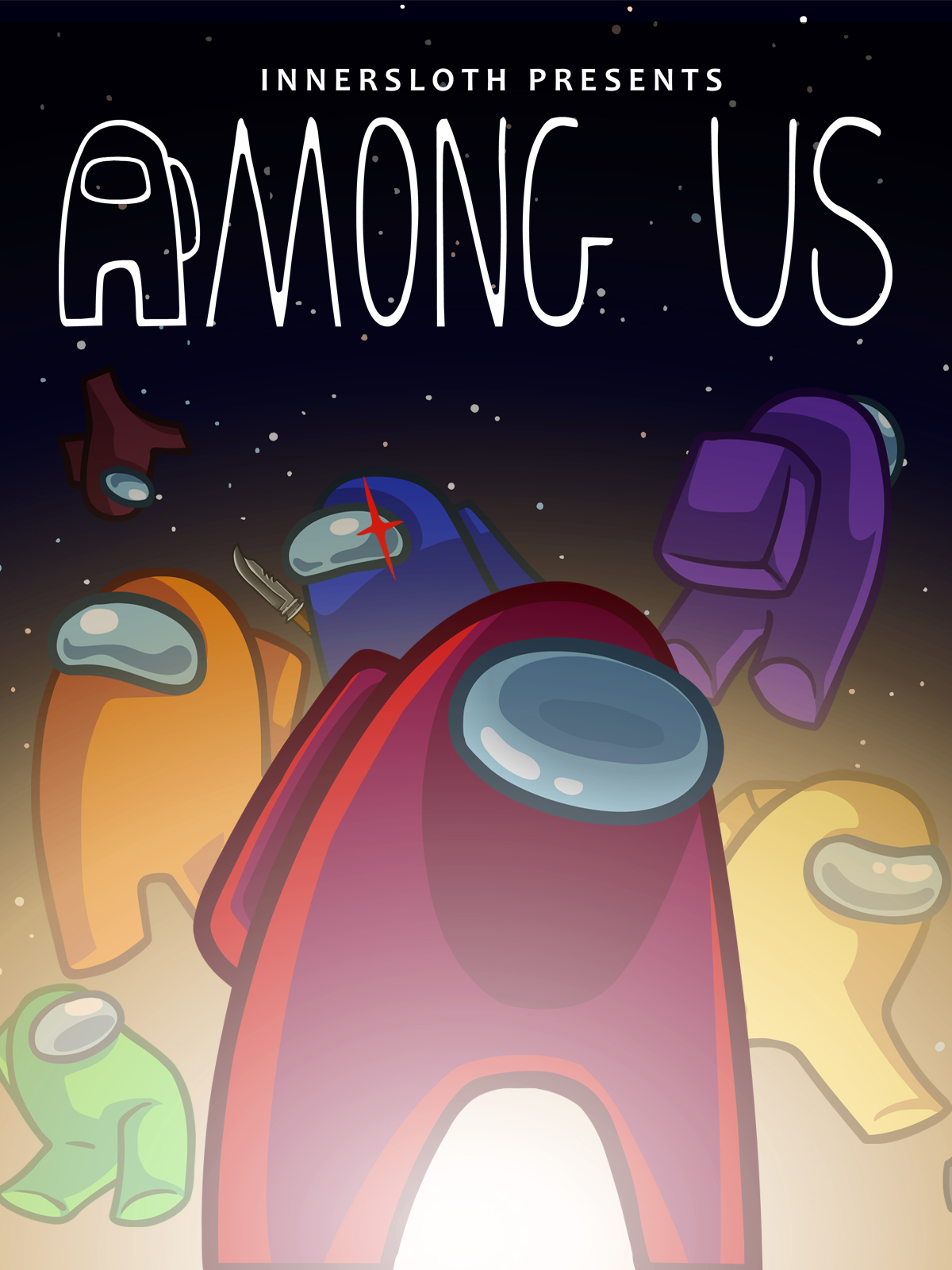 Among Us (video game, space, social deduction, science fiction, 3/4 ...