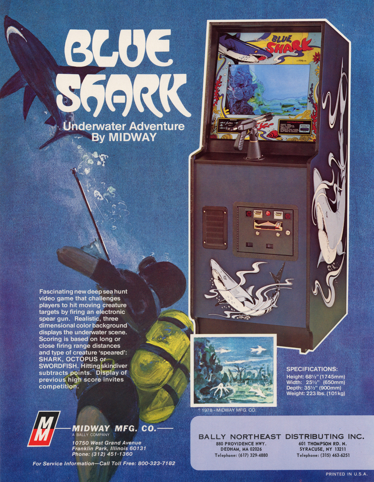 Blue Shark (video game, light gun shooter, aquatic, animals) reviews ...