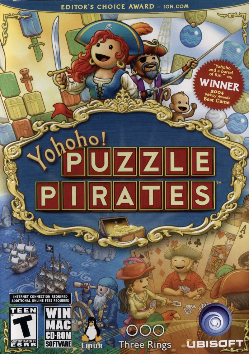 Yohoho! Puzzle Pirates (video game, pirate, MMO, puzzle, tile-matching ...