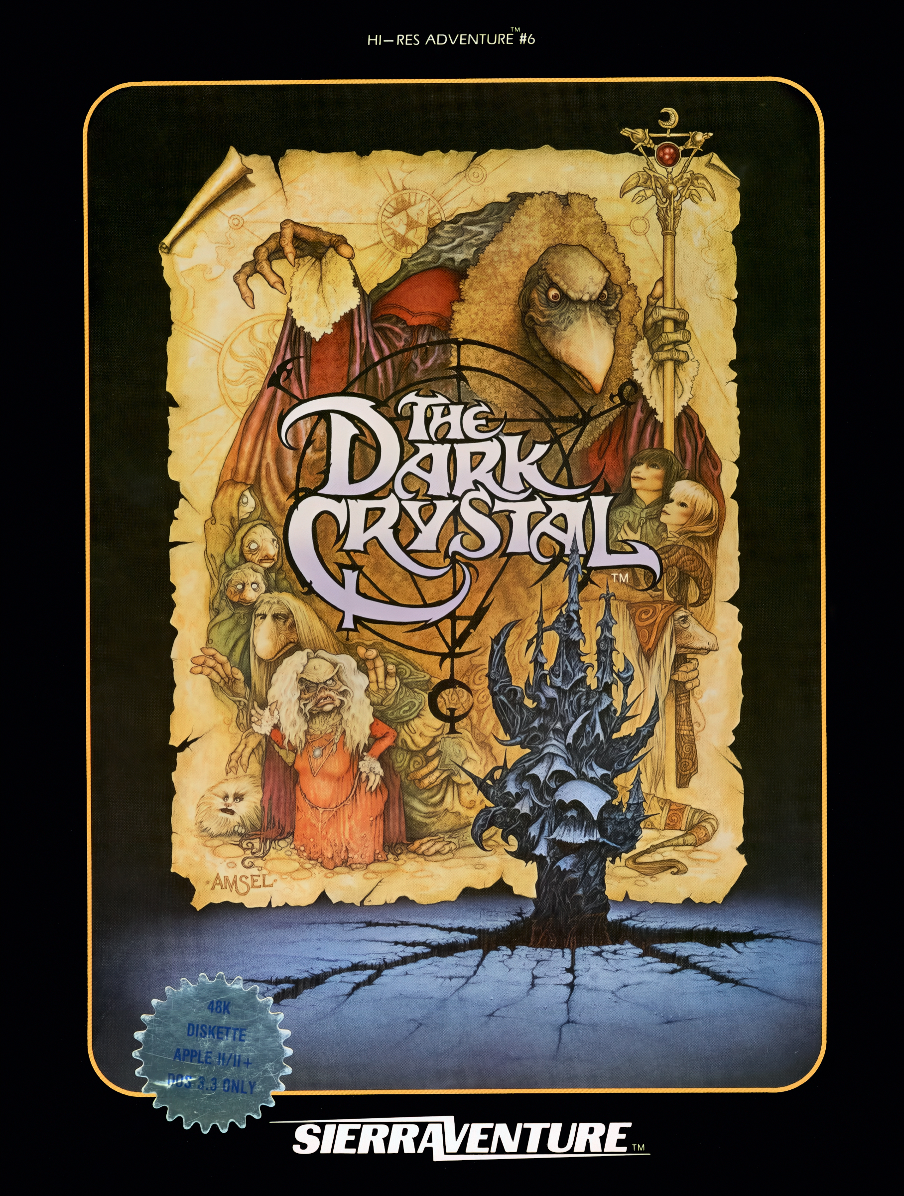 The Dark Crystal (video game, Apple II, 1983) reviews & ratings ...